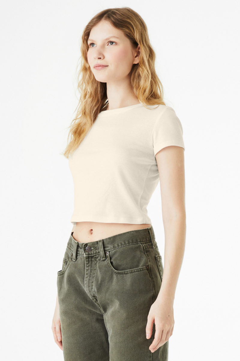 BELLA+CANVAS Women's Micro Rib Baby Tee | McCrearys-Tees-