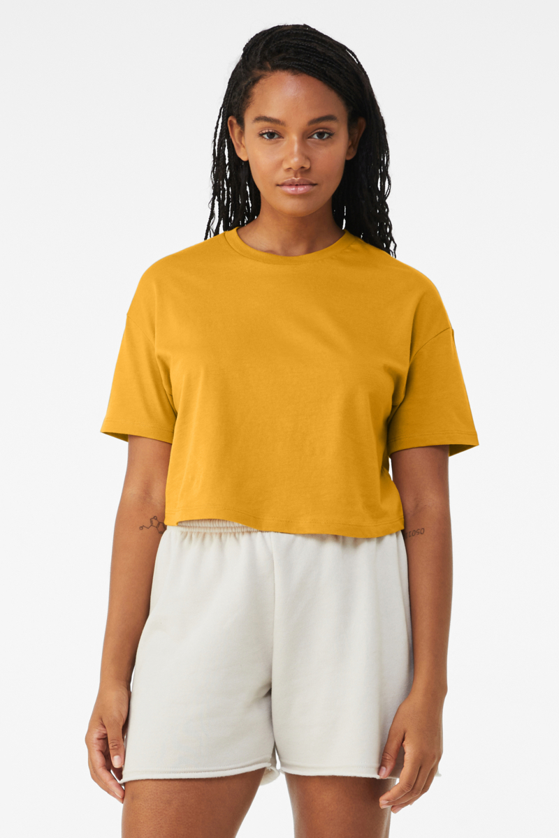 BELLA+CANVAS Women's Jersey Crop Tee | McCrearys-Tees-