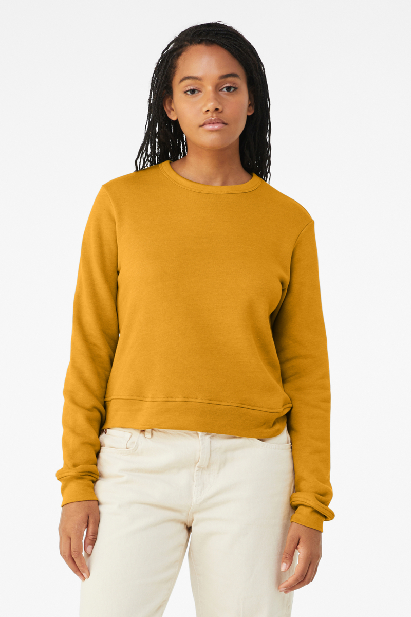 BELLA+CANVAS Women's Sponge Fleece Classic Crew | McCrearys-Tees-