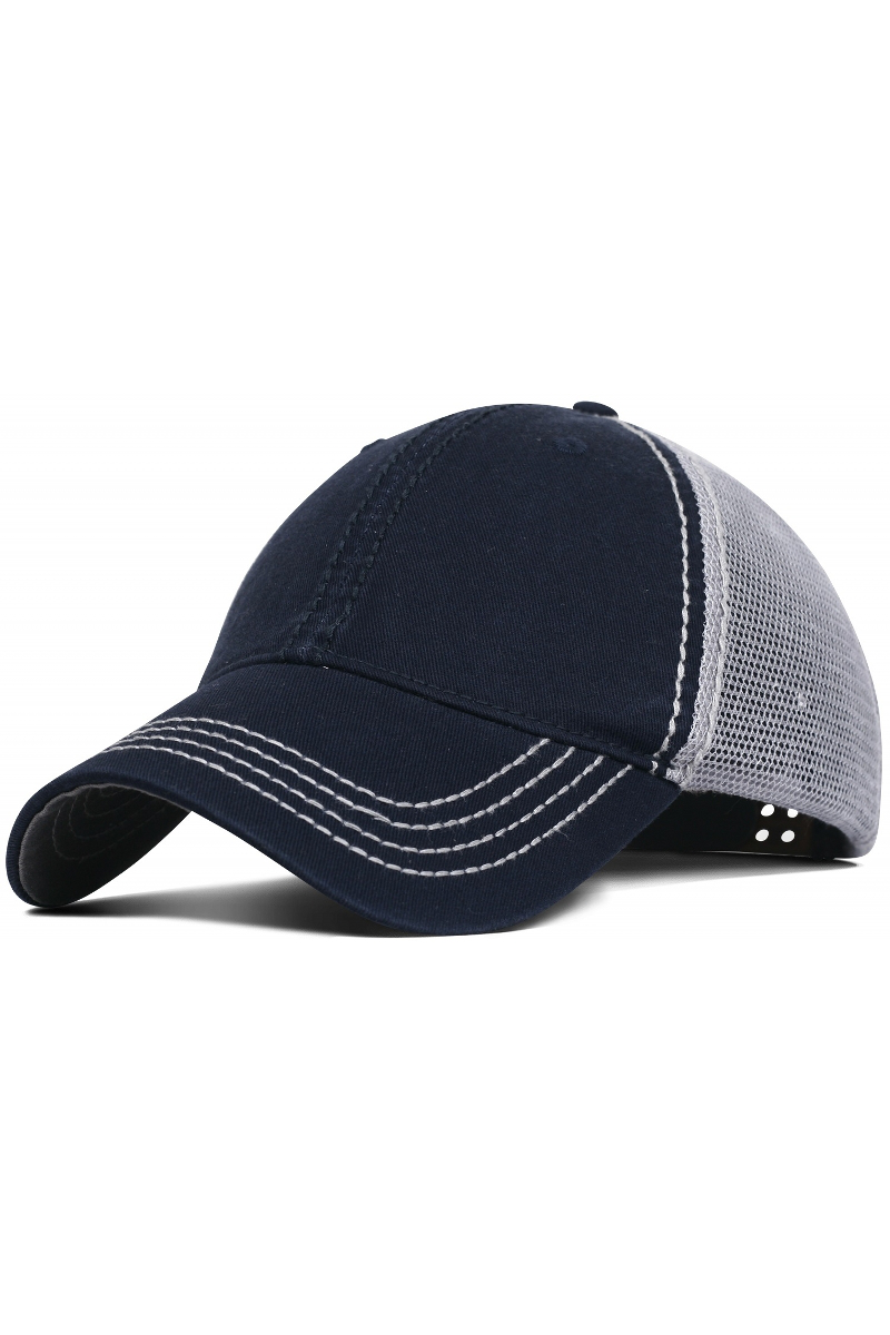 Fahrenheit Garment Washed Cotton Mesh Back Hat | McCrearys-Tees-
